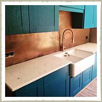 Copper Splashback | Decorative