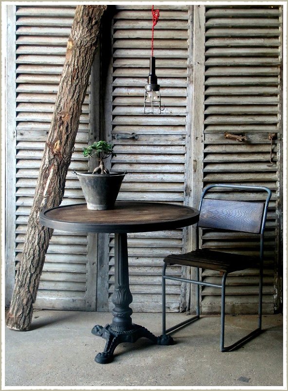 Steel Rim Cafe Table | Made to measure