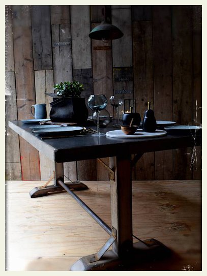 Metal Topped Refectory Table | Tables