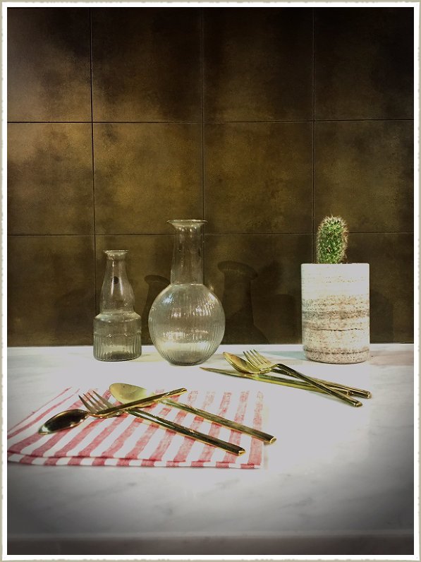 Brass Splashback | Made to measure