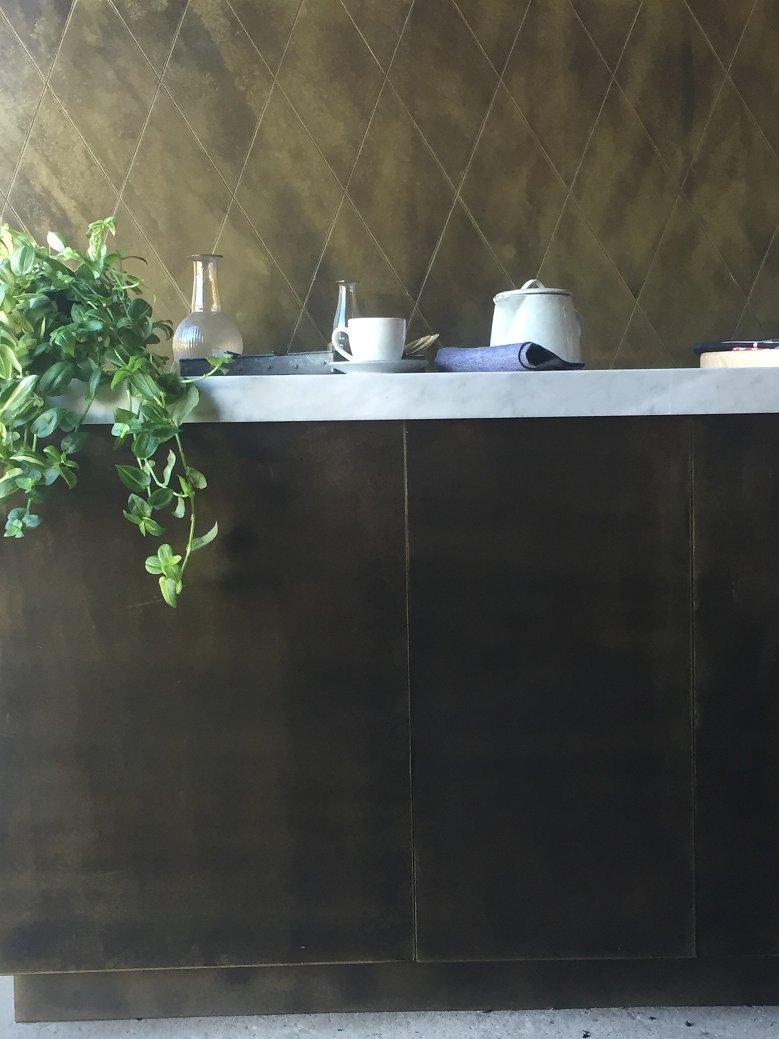 Brass Kitchen Doors and Panels | Kitchens