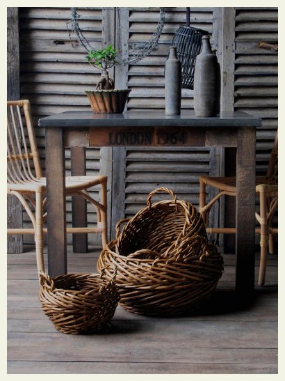 Set of three baskets. | Latest stock