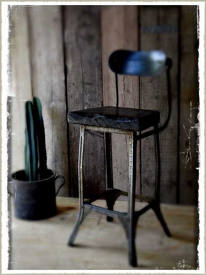 Industrial work stool | Seating
