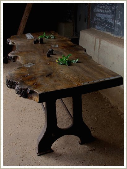 Oak Slab Table | Tables